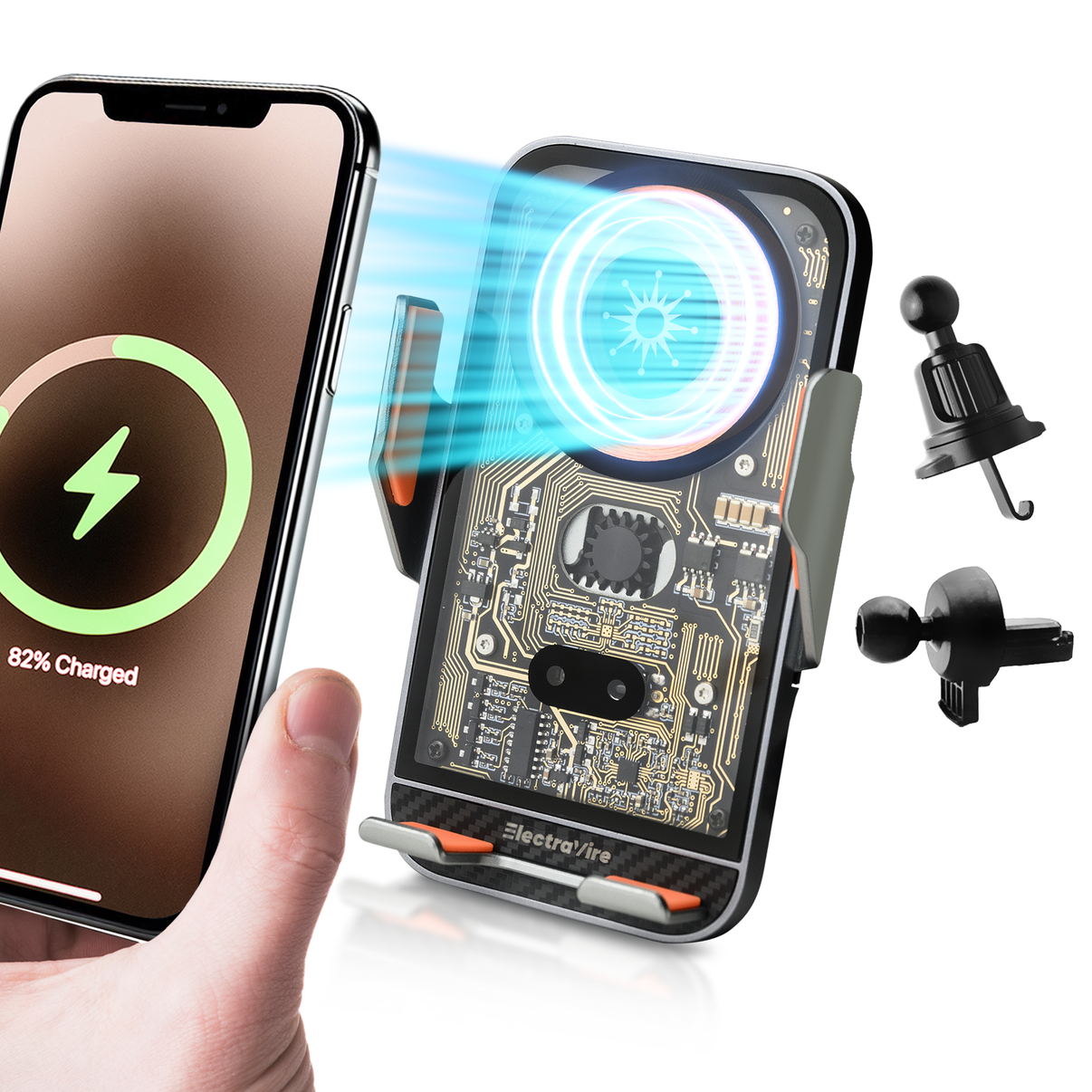 Wireless Car Charger (Auto-Clamping)